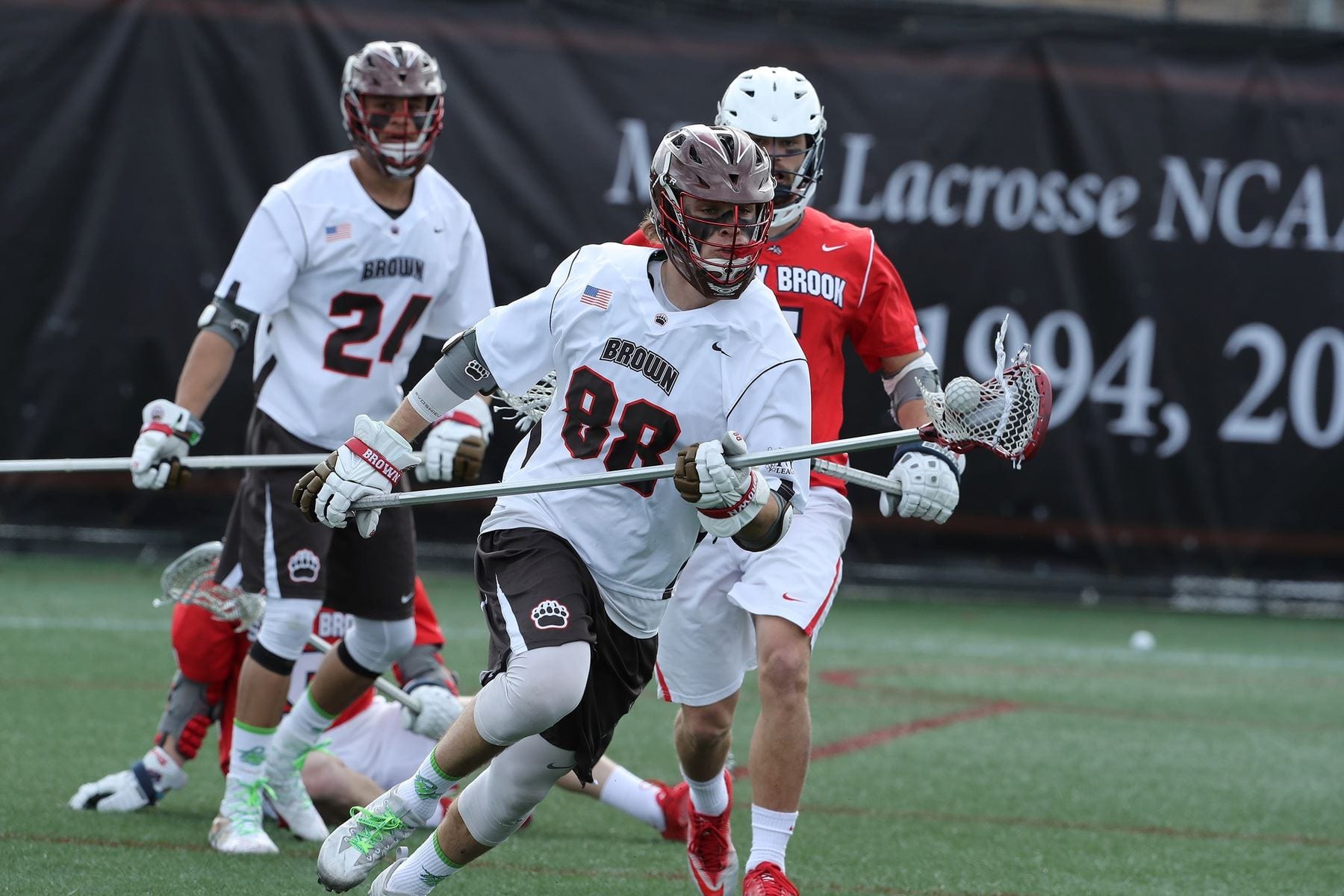 Tufts/Brown 5-on-4 Clearing Passing/Slow Break Drill | Lax Library